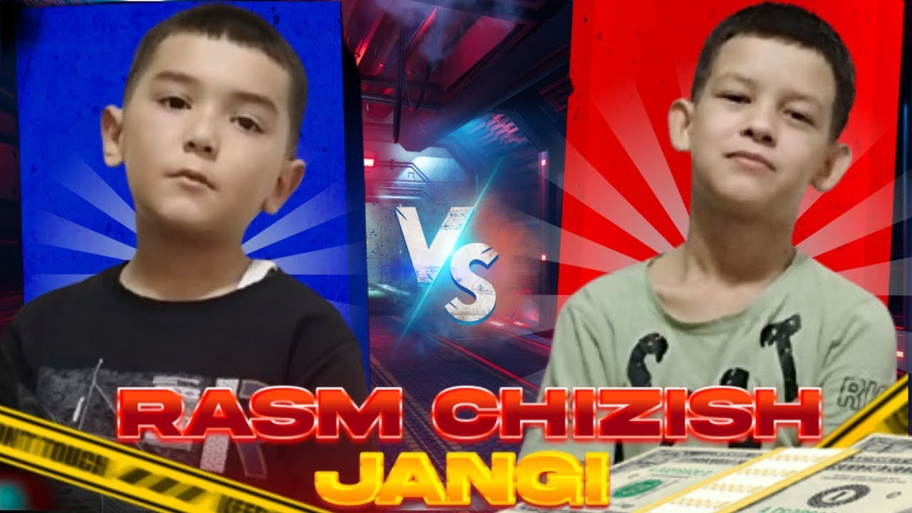 UKAM BILAN 5.000 MING SOM UCHUN RASM CHIZISH JANGINI OYNADIK KIM ...