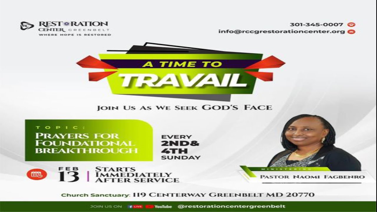 A TIME TO TRAVAIL | Prayers for Foundational Breakthrough | Pastor Abby ...