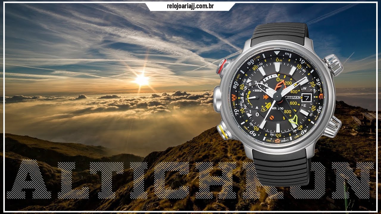 Citizen Altichron: Altitude extrema e precisão impecável - RelojoariaJJ ...