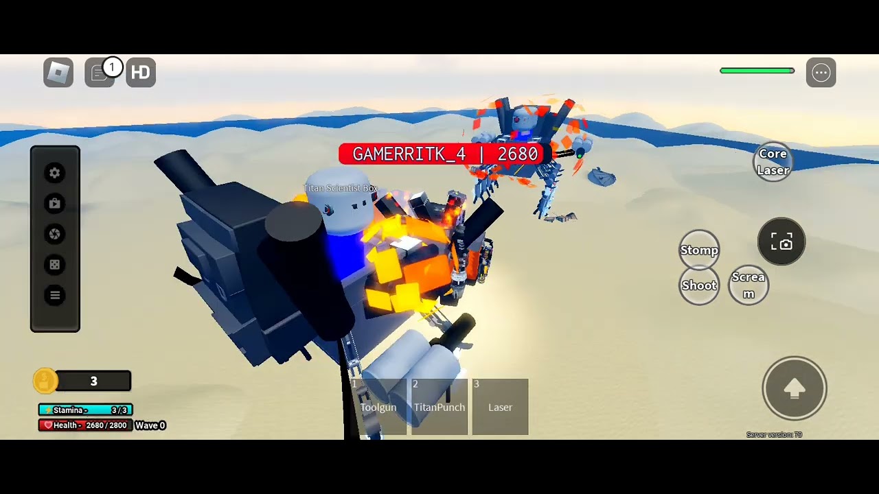damaged titan boombox showcase | Roblox superbox siege defense - YouTube