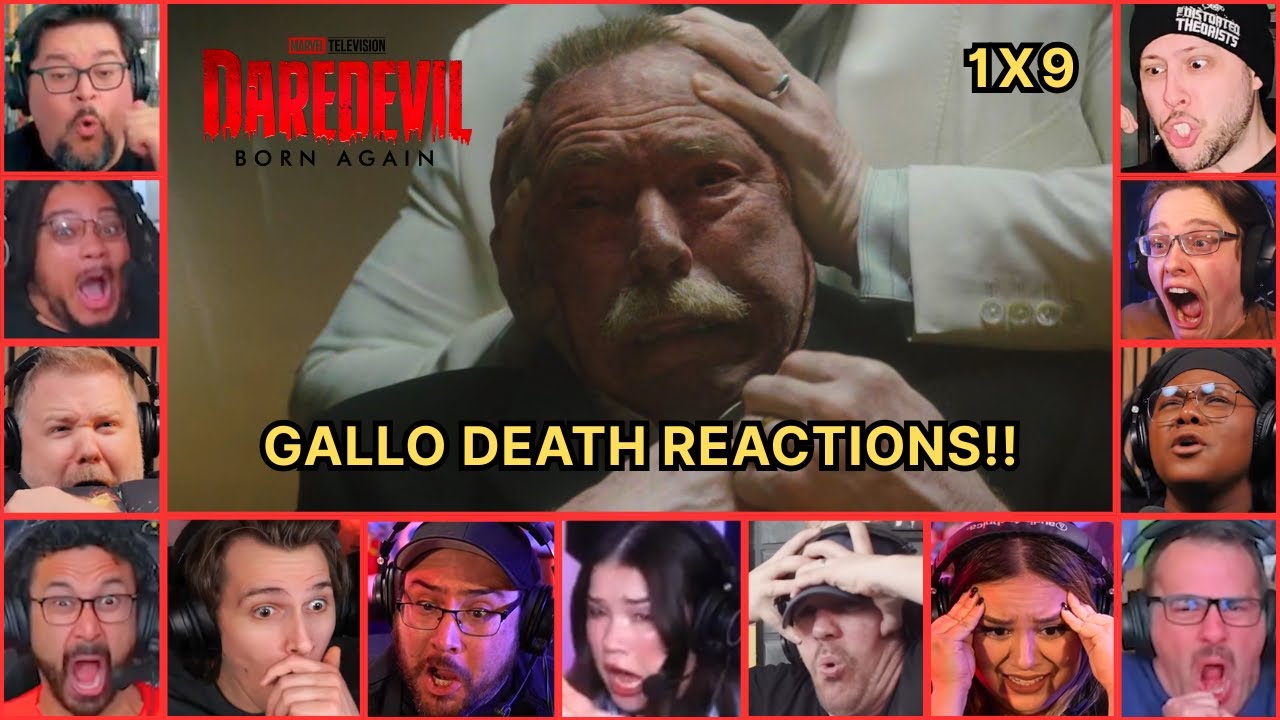 Reactors Reacting To Fisk Kills Gallo | DAREDEVIL BORN AGAIN 1X9 ...