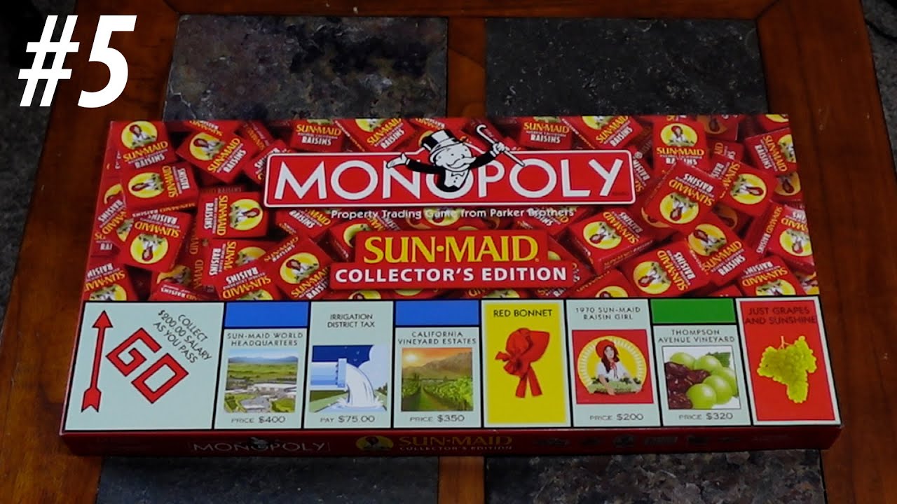 Monopoly Showcase 5: Sun Maid Collector's Edition | ASMR - YouTube