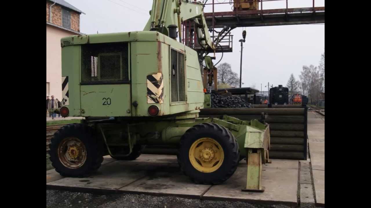 BAGGER T174-2 DDR IFA FORTSCHRITT Mobilbagger OLDTIMER Classic Technik ...