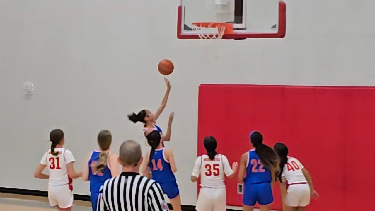 York JH (49) vs. Moorhead JH (16) 7th grade A team girls 11/14/2024 ...