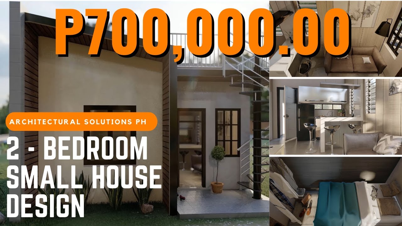 2 - Bedroom Small House with Roof Deck and Firewall - YouTube