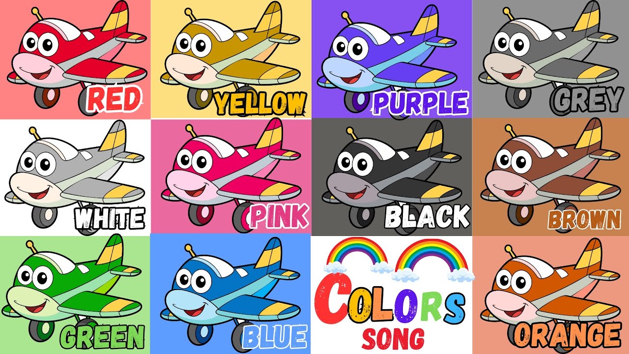 The 12 Color Song For Kids | The Most Fun Way To Learn Secondary ...