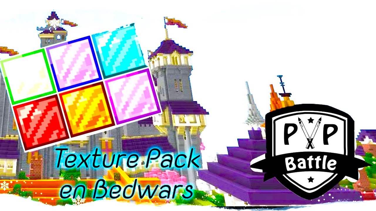 PVP BATTLE Ep8, Usando un Texture Pack en BedWars. ¡¡MODO TRYHARD ...