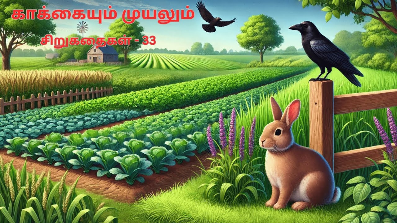 காக்கையும் முயலும் - Kids Animated Story in Tamil | The Crow and the ...
