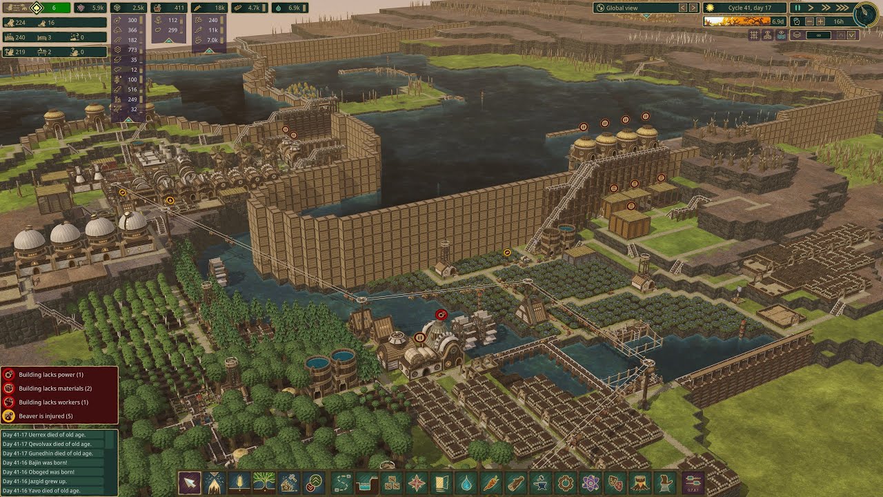 Timberborn: Update 7 (Exp) Finally filling the Major DAM with Water ...