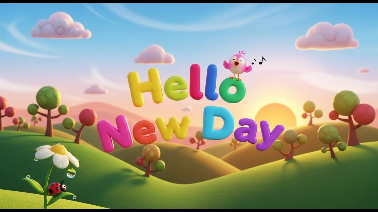 Hello New Day | Animated Children’s Song & Nursery Rhyme - YouTube