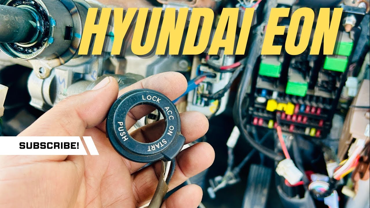 Hyundai eon immobilzer problem solve antenna coil, replace - YouTube