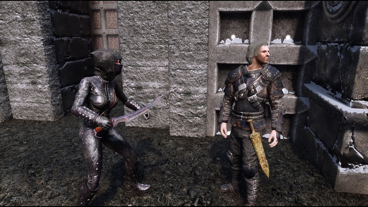 Astrid vs Mercer Frey | Skyrim - YouTube