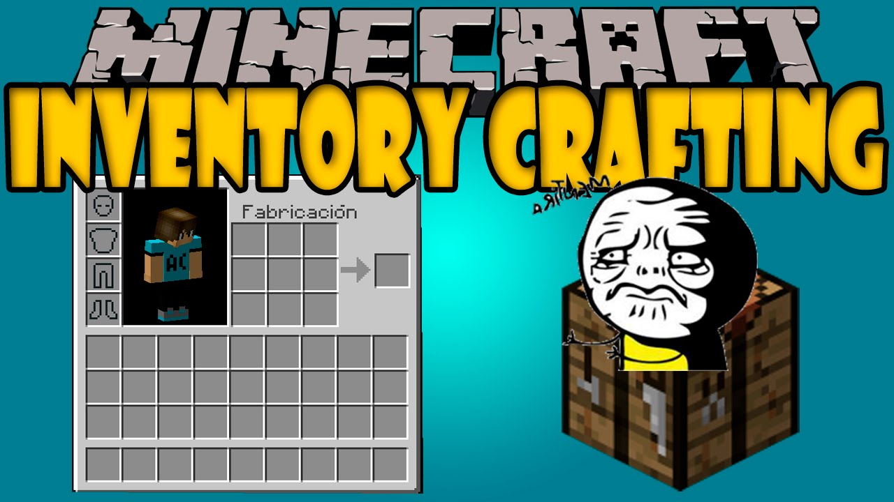 INVENTORY CRAFTING MOD - Mesa de crafteo en el Inventario!! - Minecraft ...
