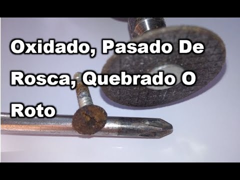Como Quitar Un Tornillo Oxidado - YouTube