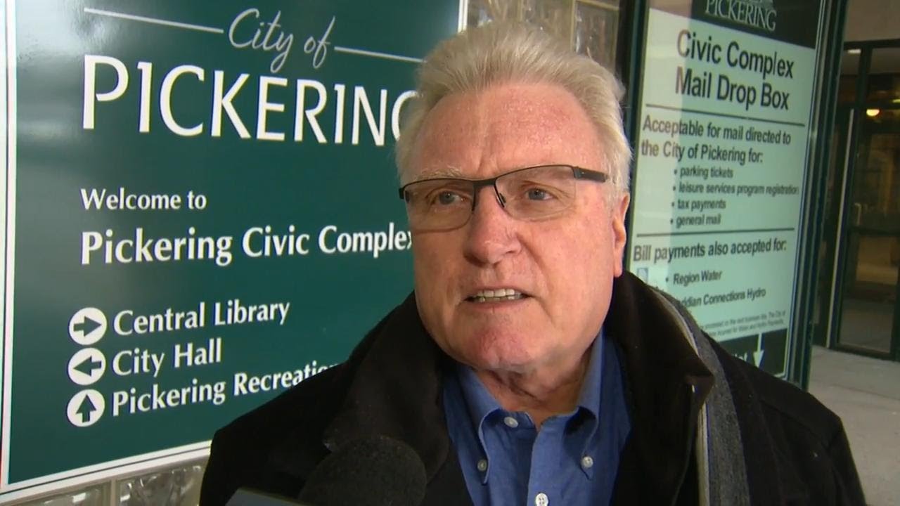 Pickering Mayor Dave Ryan reacts to nuclear plant alert - YouTube