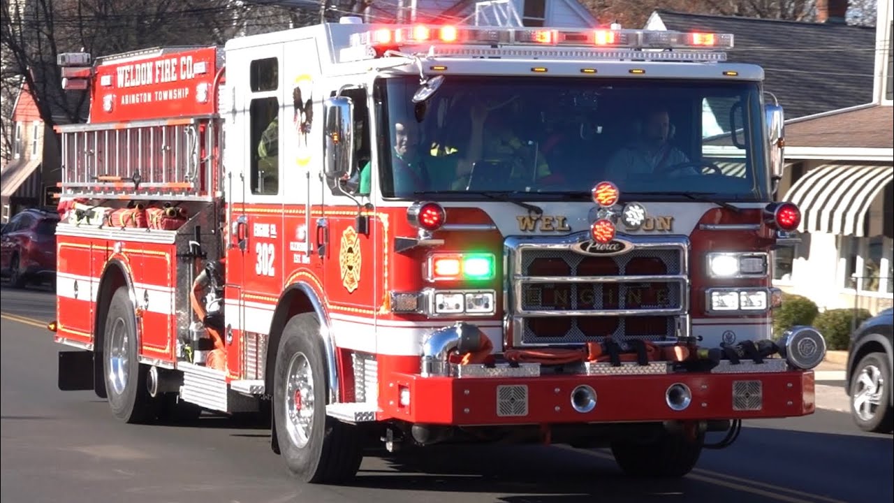 Weldon Fire Company Engine 302 Responding 11/20/23 - YouTube