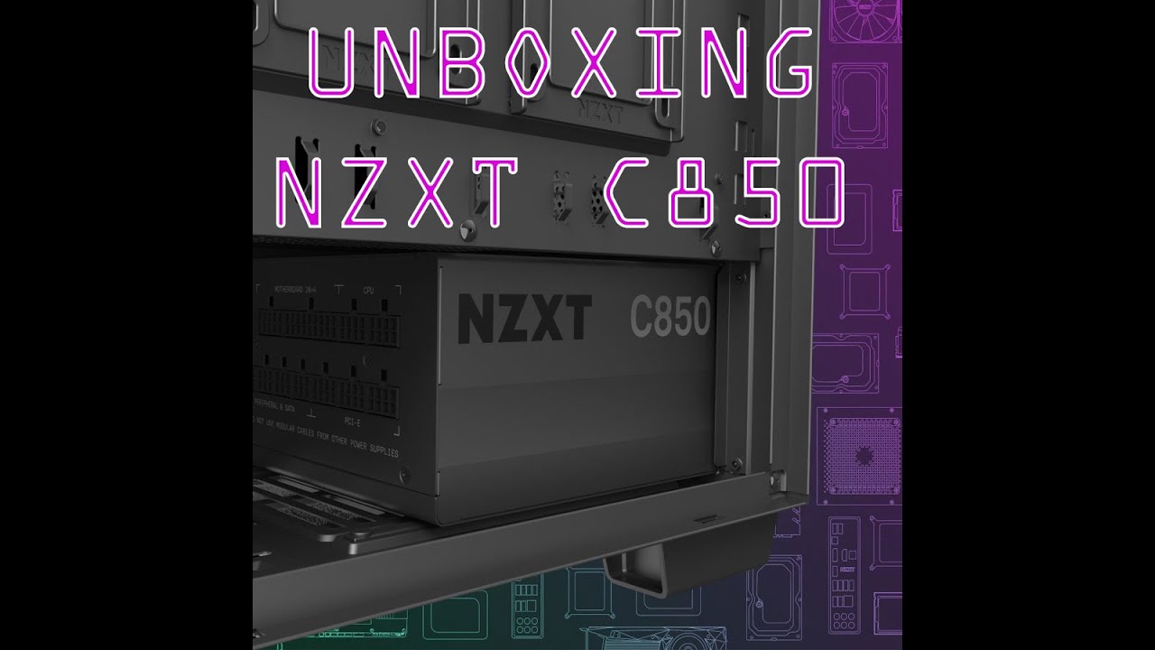 Unboxing PSU NZXT C850 - YouTube