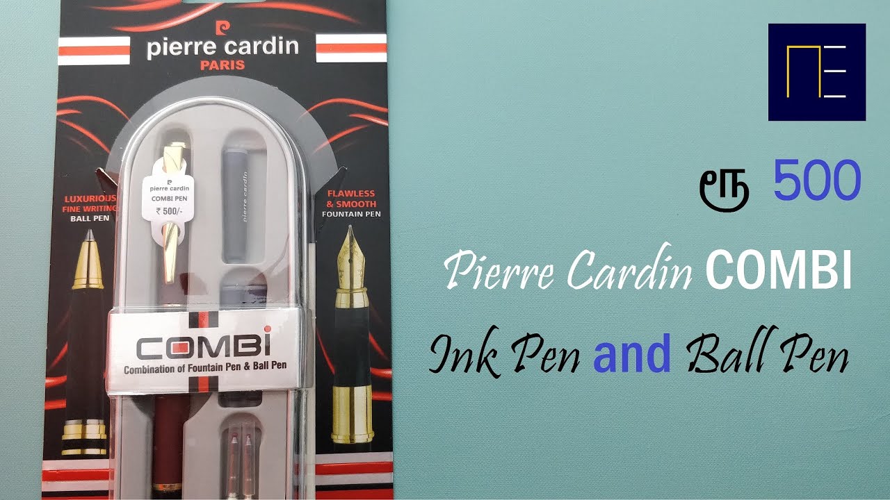 Pierre Cardin Combi Ball Pen and Fountain Pen Rs 500 - 235 - YouTube