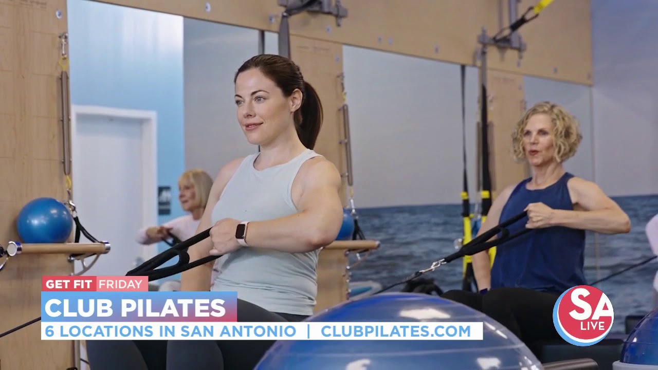 Get Fit Friday Club Pilates SA Live KSAT12 - YouTube