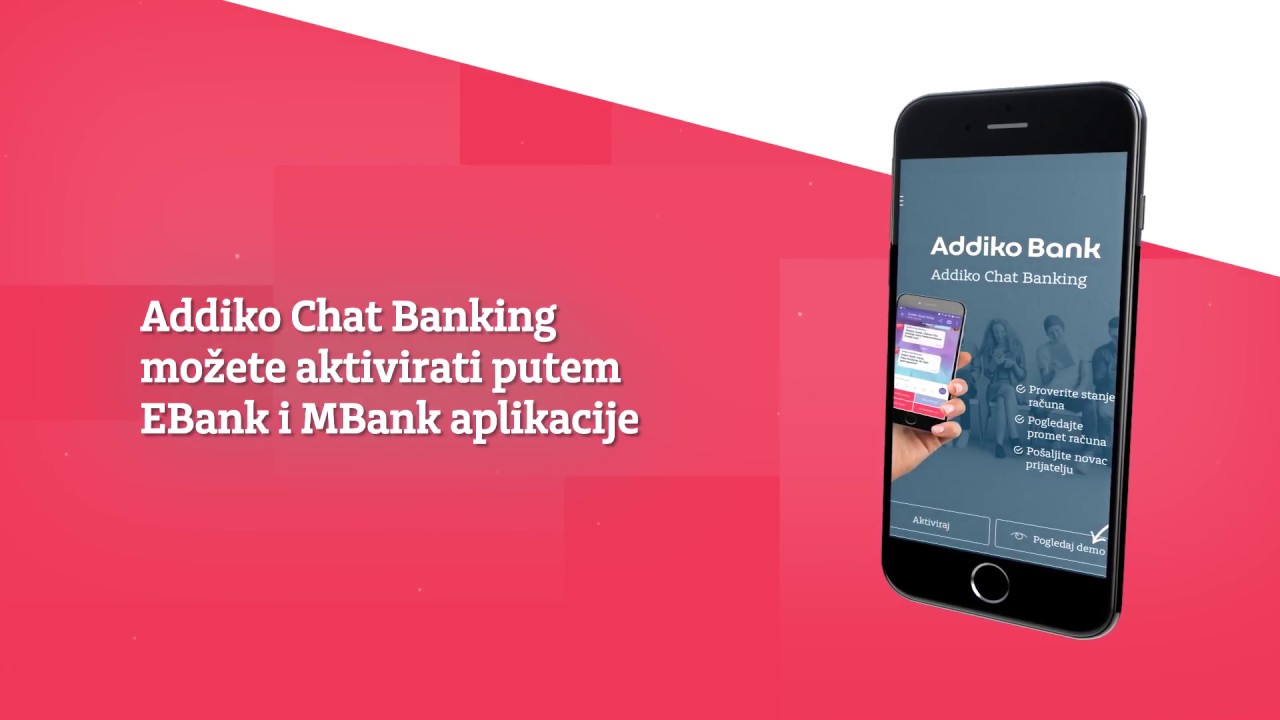 Addiko Chat Banking - funkcionalnosti i korišćenje - YouTube