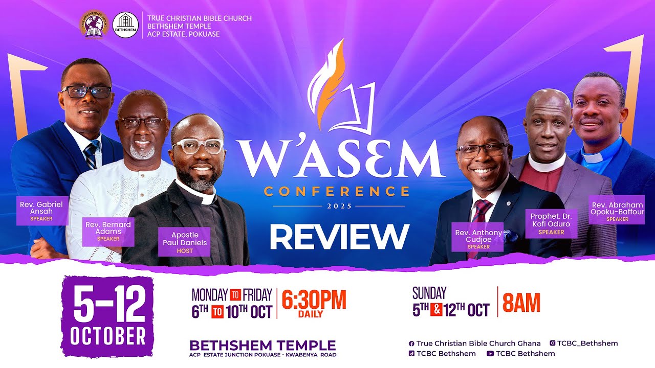 WASEM CONFERENCE 2025 || TCBC BETHSHEM || DAY 5 || 09-10-25 - YouTube