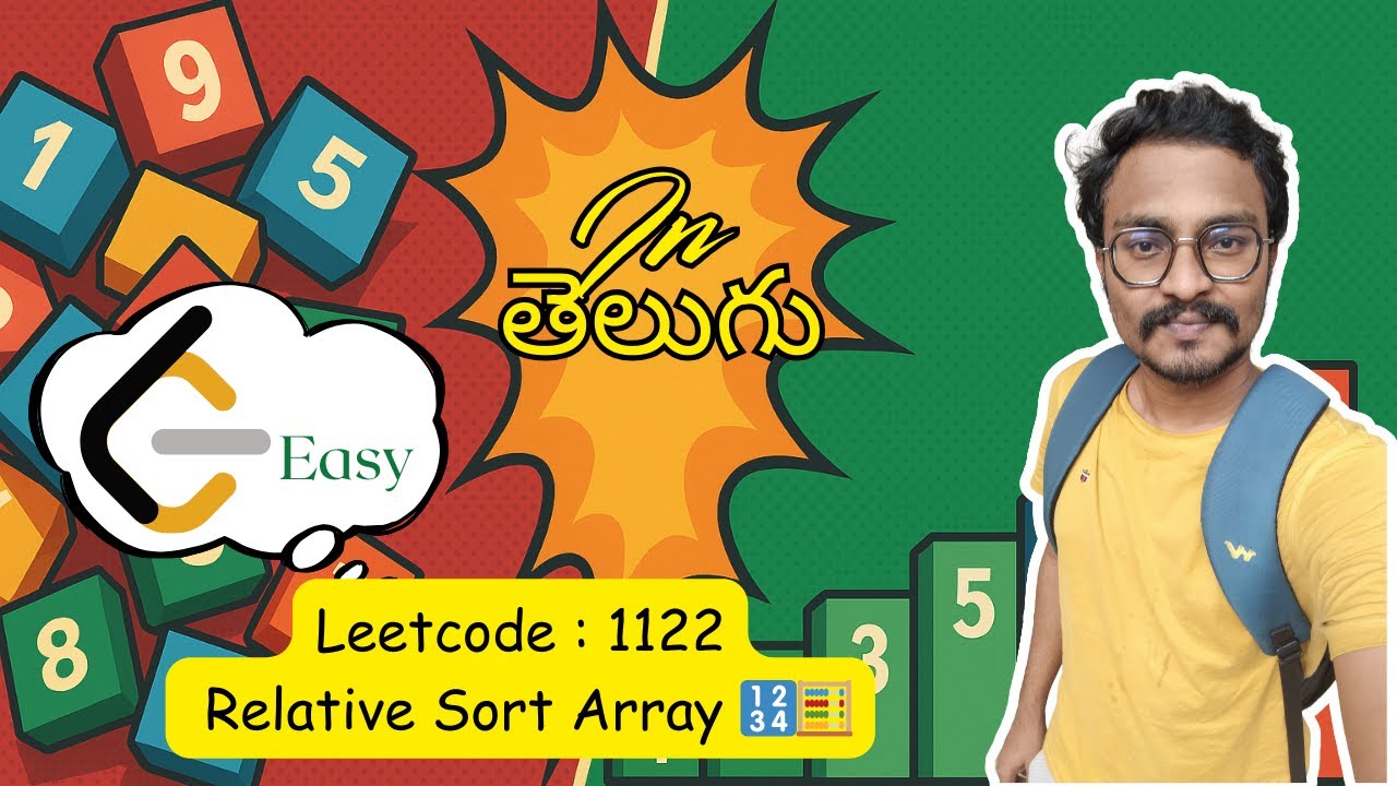 📊 Leetcode 1122 Relative Sort Array Explained 💡 Sorting Trick 2524