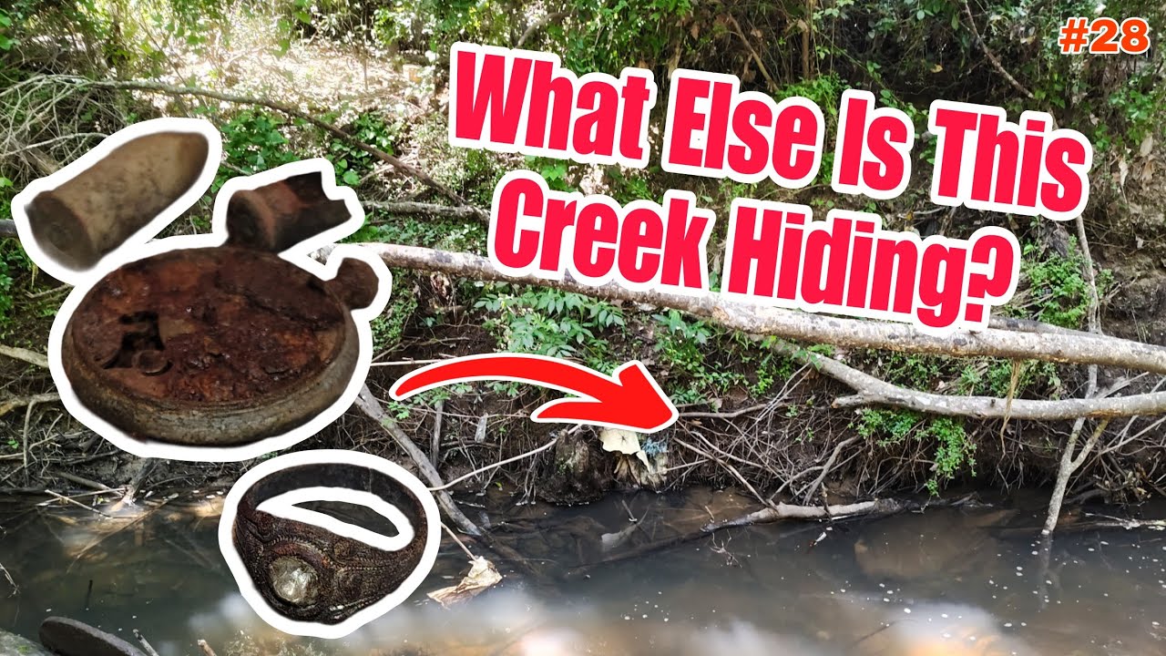 100 Year Old Ring Found Digging 1920s Trash Dump - Creek Hunting #28 ...