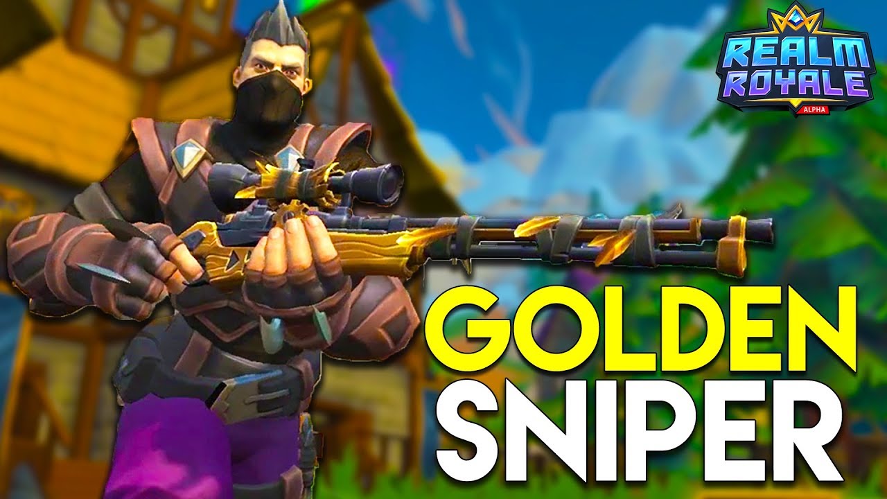 ONE SHOT, GOLDEN SNIPER! - 12 Elimination Game w/ ASSASSIN! (Realm ...