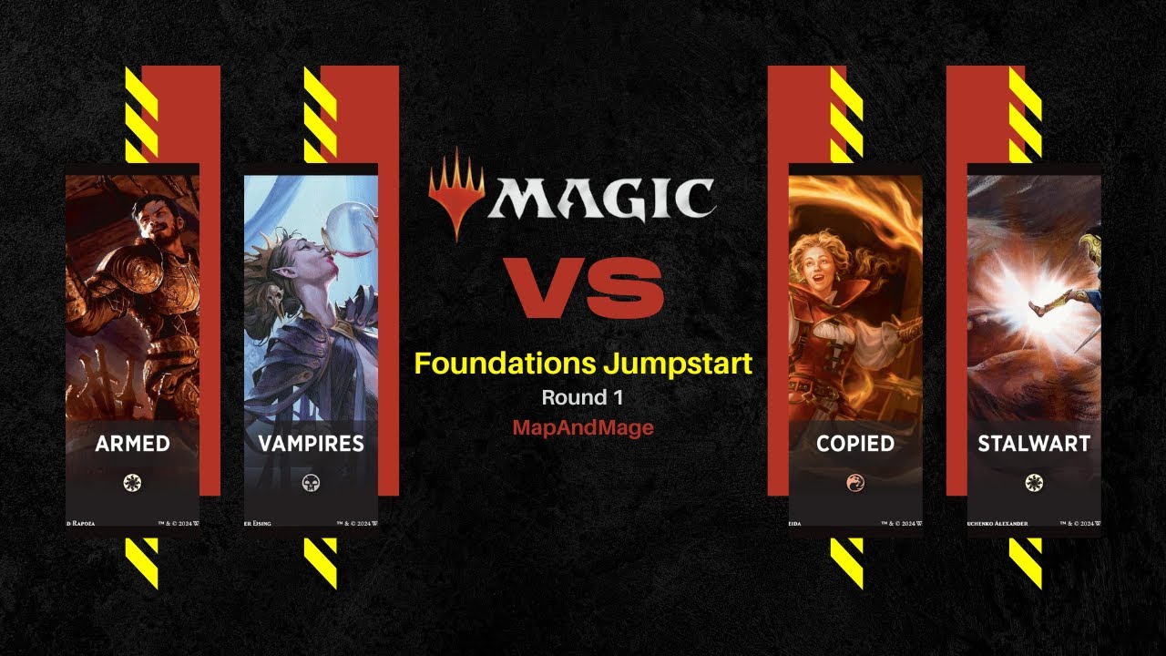 ⚔️ MTG Jumpstart Foundations Tournament – Armed Vampires vs. Copied ...