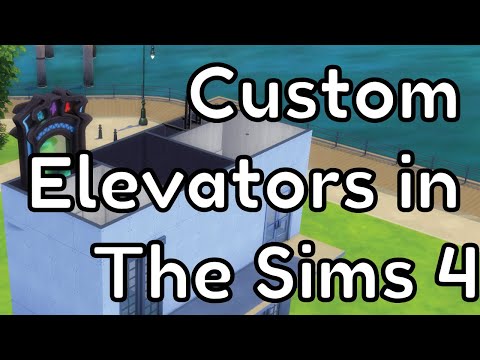 Build custom elevators on ANY lot in The Sims 4! | No Mods, No CC | # ...