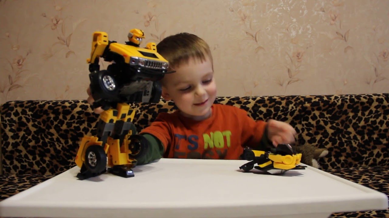 Борьба трансформеров, Transformer Bumblebee VS Hummer - YouTube