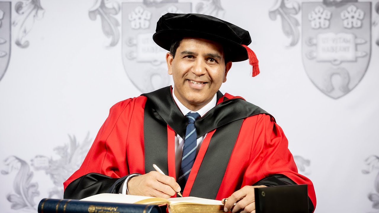 Arun Kang OBE - Honorary Degree - University of Leicester - YouTube