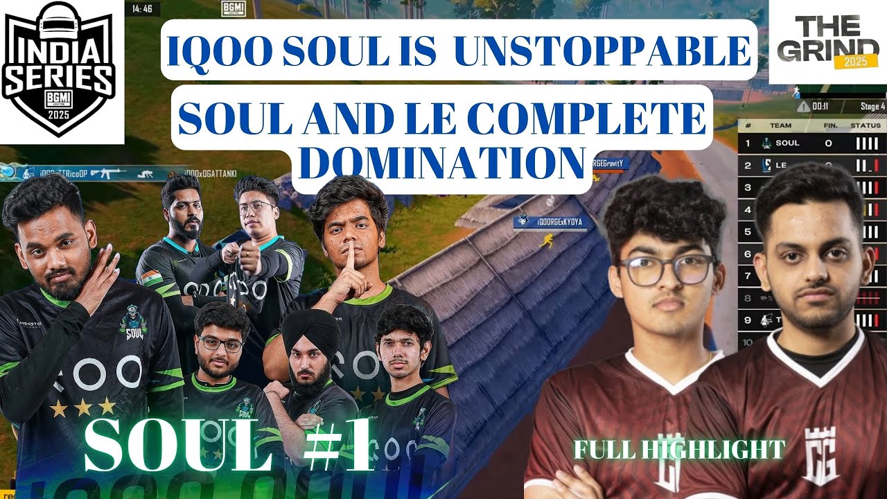 Team Soul complete domination in day 4 | SOUL, LE TOP | BGIS2025 GROUP ...