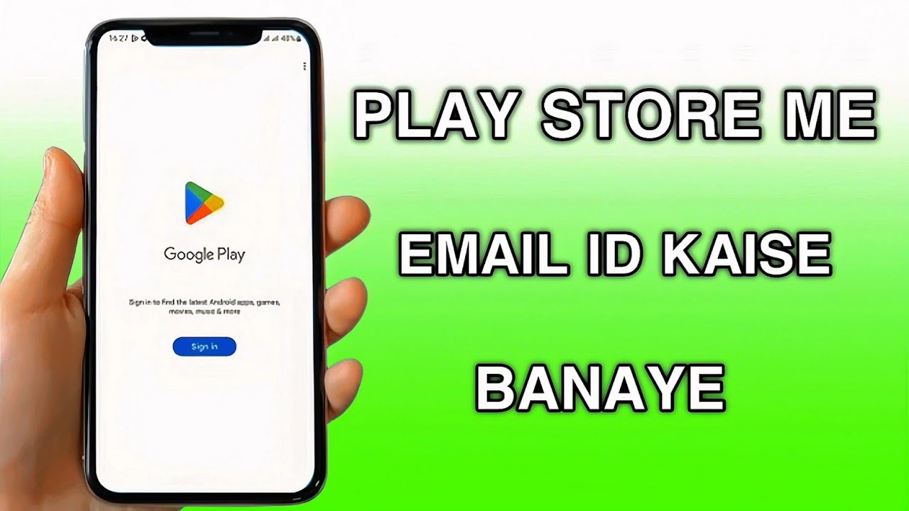 Play Store Ka Email ID kaise banaye | how to create play store Gmail id ...