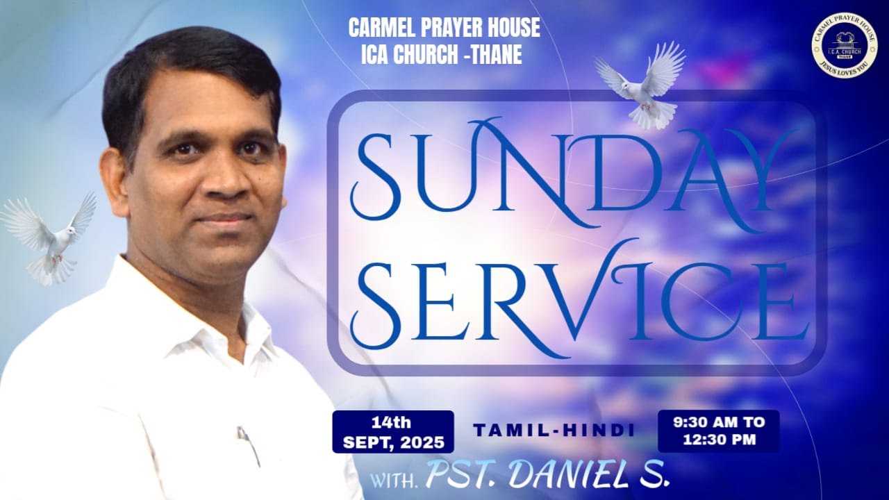 🔴LIVE : SUNDAY SERVICE | Pas. Daniel S. | Carmel Prayer House | 14th ...