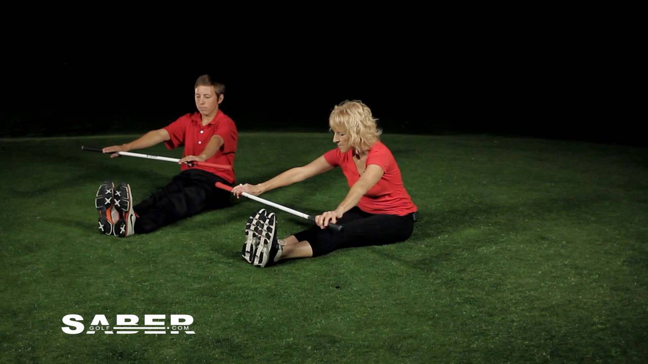 Saber Exercise Hamstring Stretch2 - YouTube