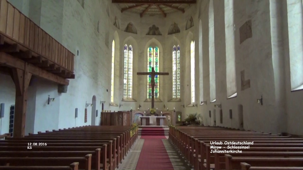 Johanniterkirche - Schlossinsel Mirow - YouTube