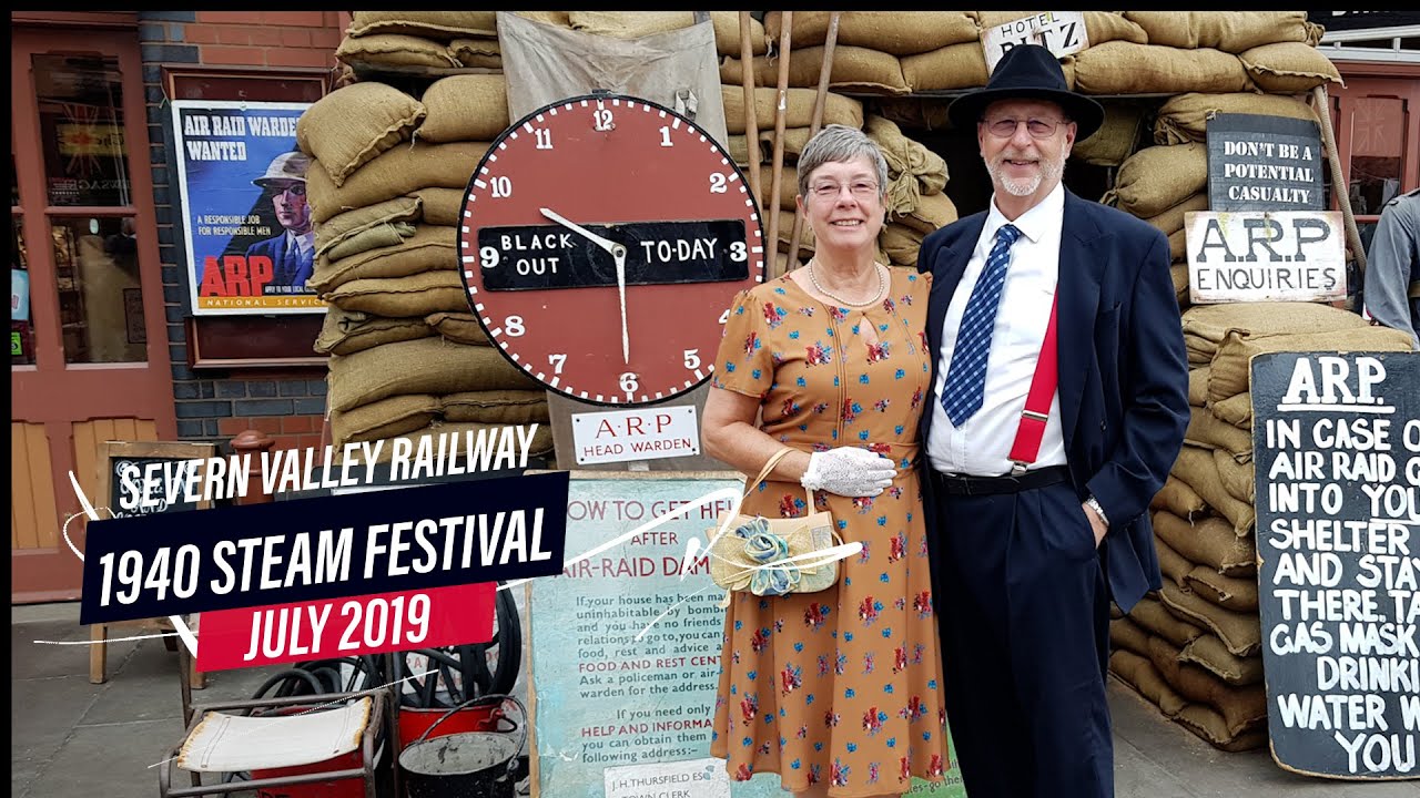 Severn Valley Railway (SVR) 1940s Weekend June 2019 - YouTube