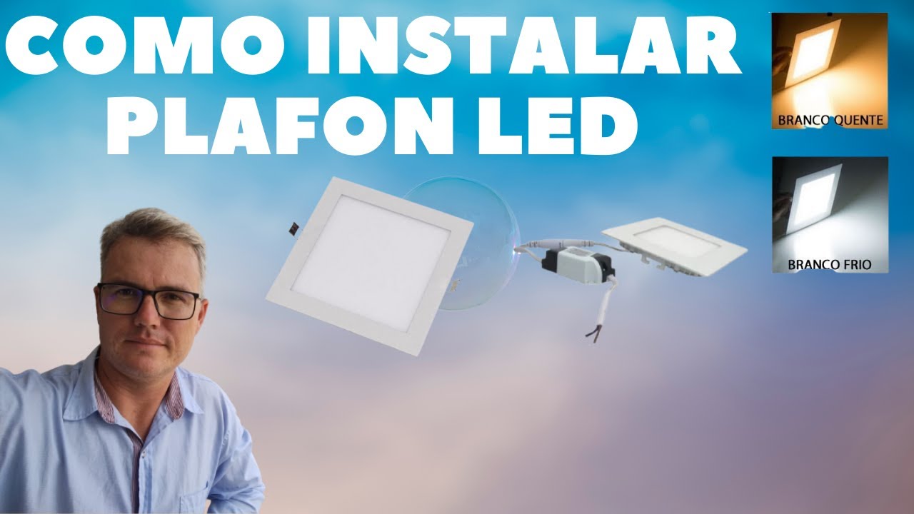 Como instalar plafon led - YouTube