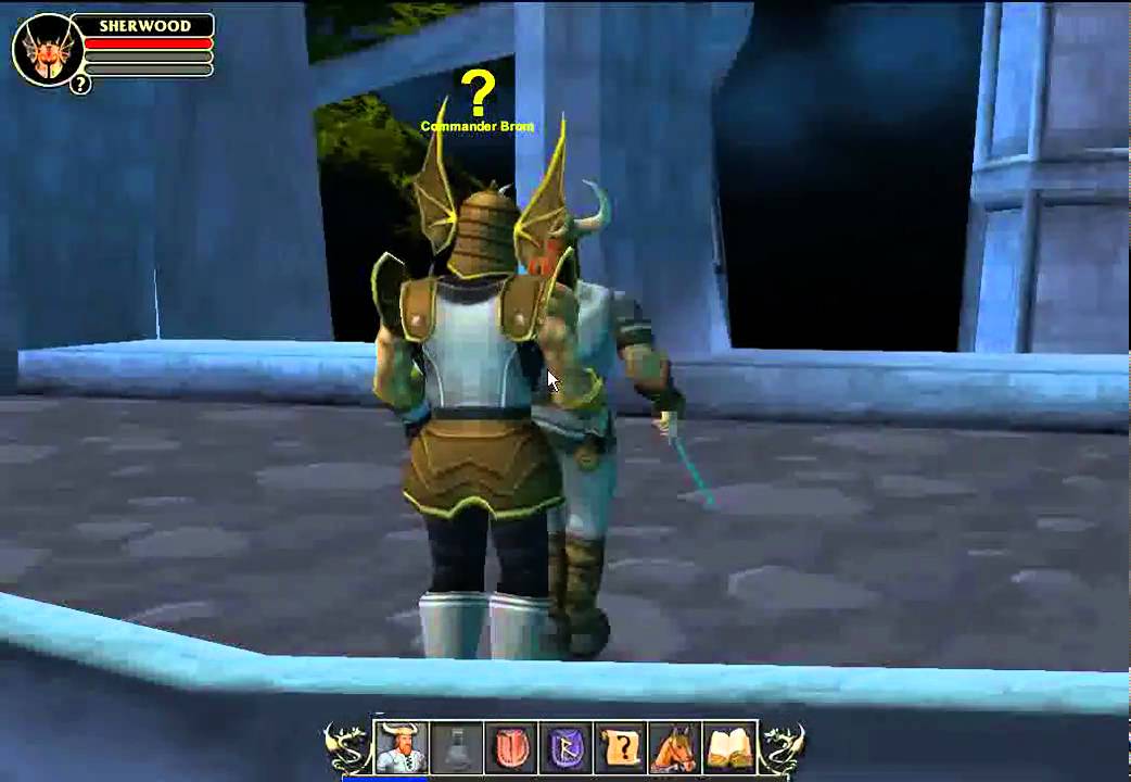 Let's Play - Sherwood Dungeon MMORPG - 02 - Killing Amethyst Marines ...