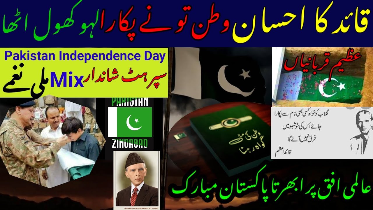 Pakistan Independence Day Songs | 14 August Song 2022 | Pakistan Mili ...