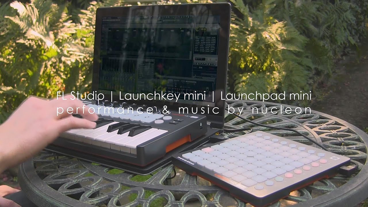 FL Studio | Launchkey Mini & Launchpad Mini | nucleon demo - YouTube