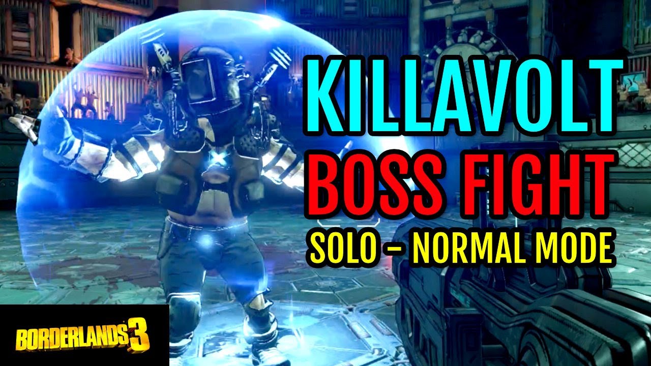 Killavolt Boss Fight (Solo - Normal Mode) | Borderlands 3 - YouTube