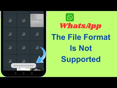 How To Fix The File Format Isn't Supported | File Format Isn't ...