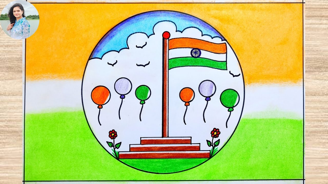 Republic Day Drawing Easy / 26 January Ki Drawing / Republic Day Poster ...