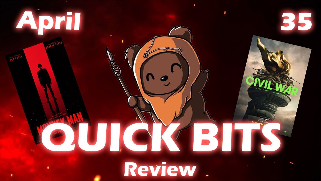 April Quick Bits - Movie Reviews - YouTube