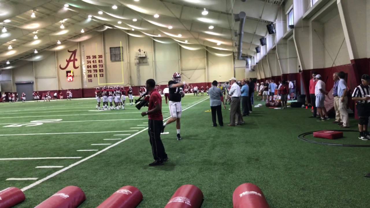 A look inside Alabama football practice - YouTube