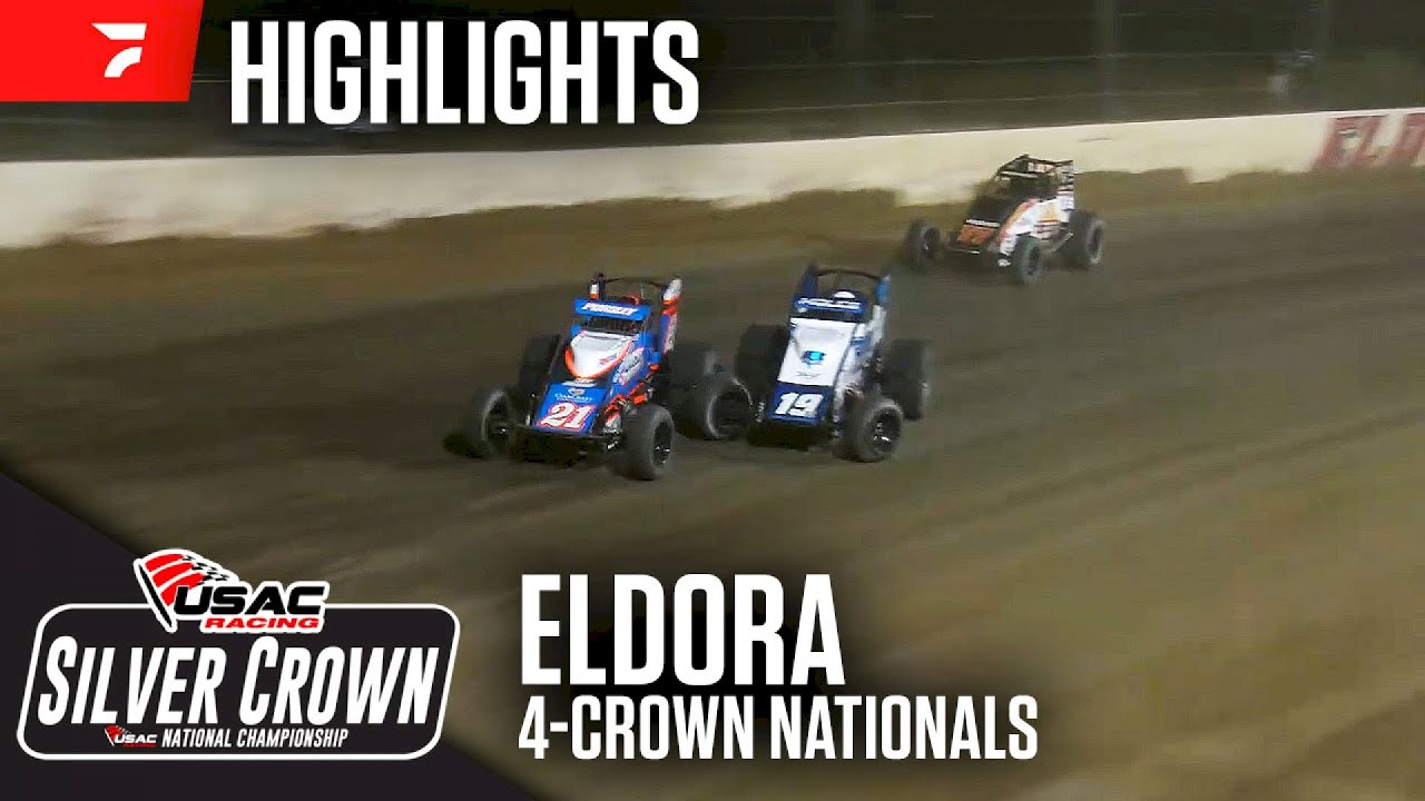 𝑯𝑰𝑮𝑯𝑳𝑰𝑮𝑯𝑻𝑺: USAC Silver Crown | Eldora Speedway | 4-Crown Nationals ...
