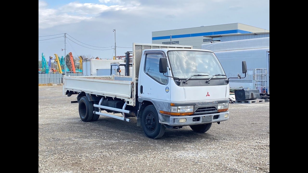 1995 Model, Mitsubishi Canter 4D35 Engine, 2 ton loading !! - YouTube