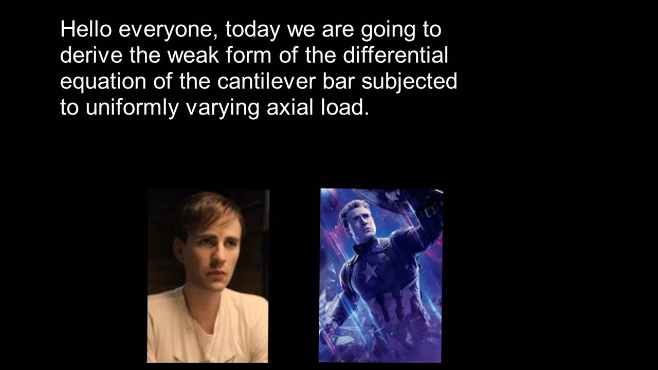 Weak form method - Formulation of weak form of the differential ...